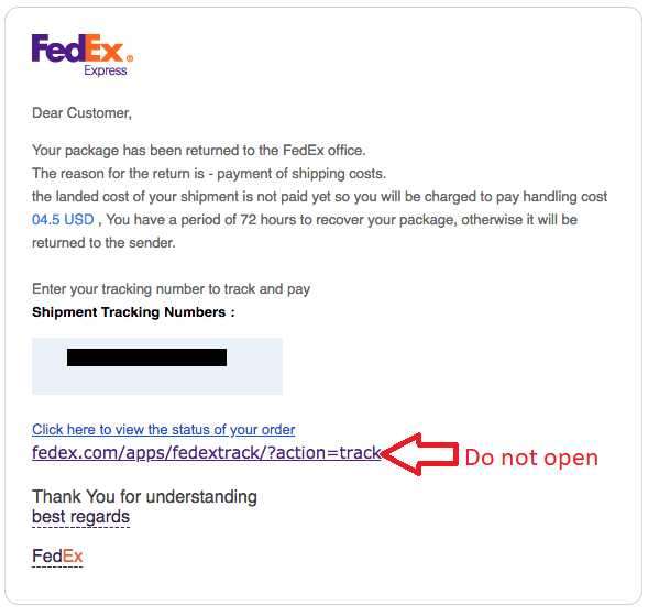 Tracking Fedex