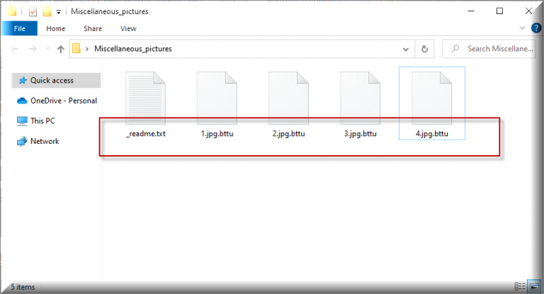 Bttu Virus Ransomware (.bttu) Fille Removal and Decryption