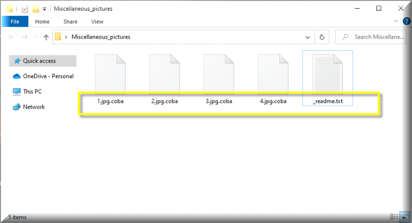Coba Virus Ransomware (.coba) File Removal and Decryption