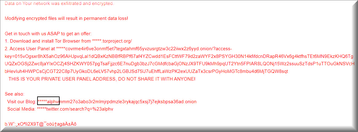 ALPHV (BlackCat) Ransomware File Removal and Decryption ALPHV (BlackCat) Ransomware File Removal and Decryption