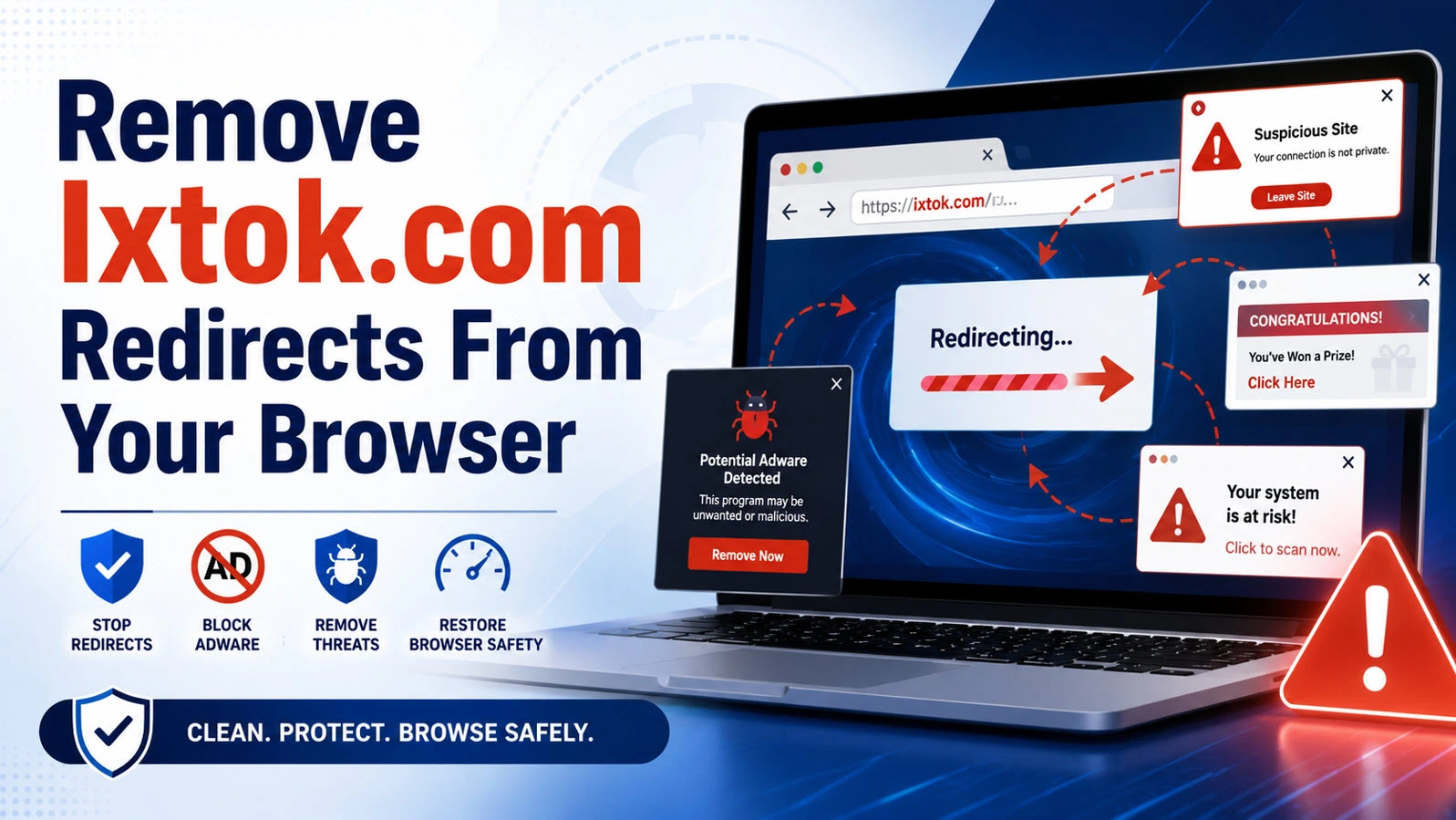 Remove Ixtok.com Redirects From Your Browser